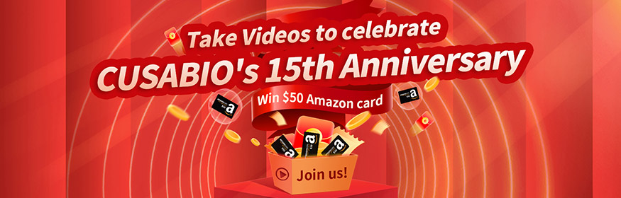 CUSABIO 15th Anniversary "Share Your Moments" Campaign - Cusabio